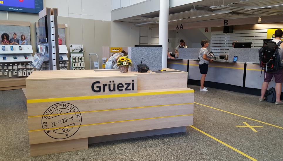Post eröffnet neugestaltete Filiale in Schaffhausen | Schaffhauser ...