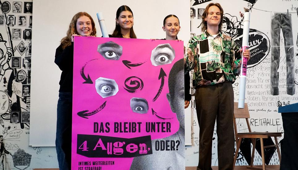 Schaffhauserinnen gestalten Plakat zur Prävention von Sexting ...